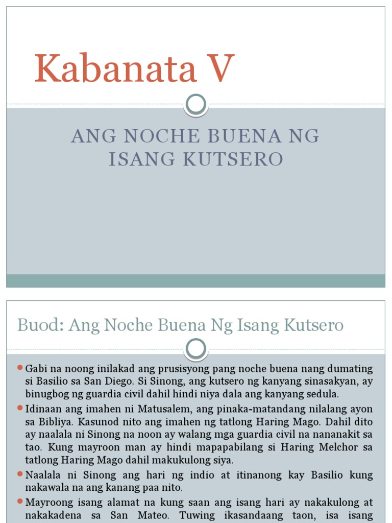 (FIL) El Fili - Kabanata v-VI | PDF