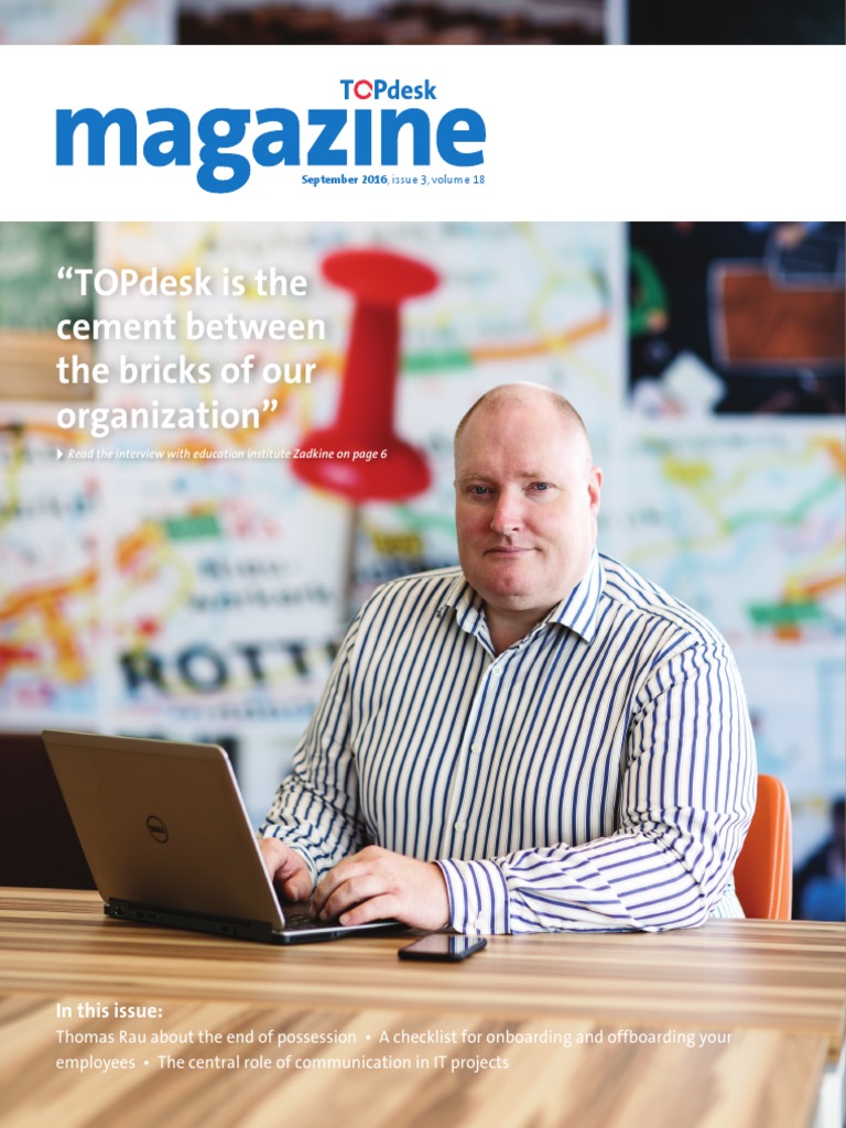TOPdesk Magazine September 2016 | PDF | Supply Chain | Email