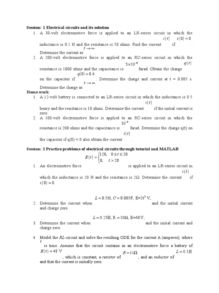 107 - 76409 - Session Wise Problems | PDF | Physical Quantities | Physics
