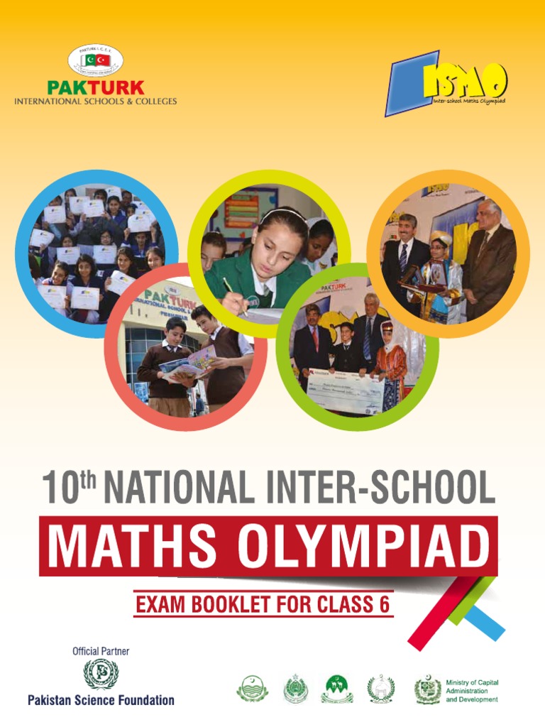 10th National ISMO Class 6 Question Paper PDF | PDF | Arithmetic ...