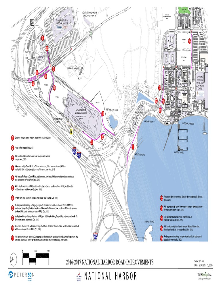 National Harbor Road Improvements | PDF