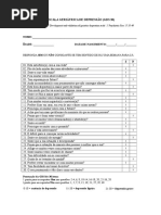 Escala de Katz | PDF | Autoajuda | Bem-estar