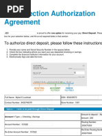 TD Bank Direct Deposit Authorization Form | PDF | Finance & Money ...