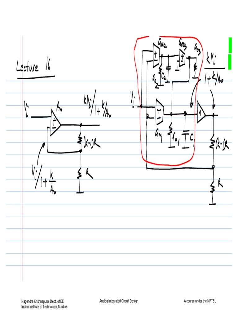 Analog Circuit Design Course by IIT Madras | PDF