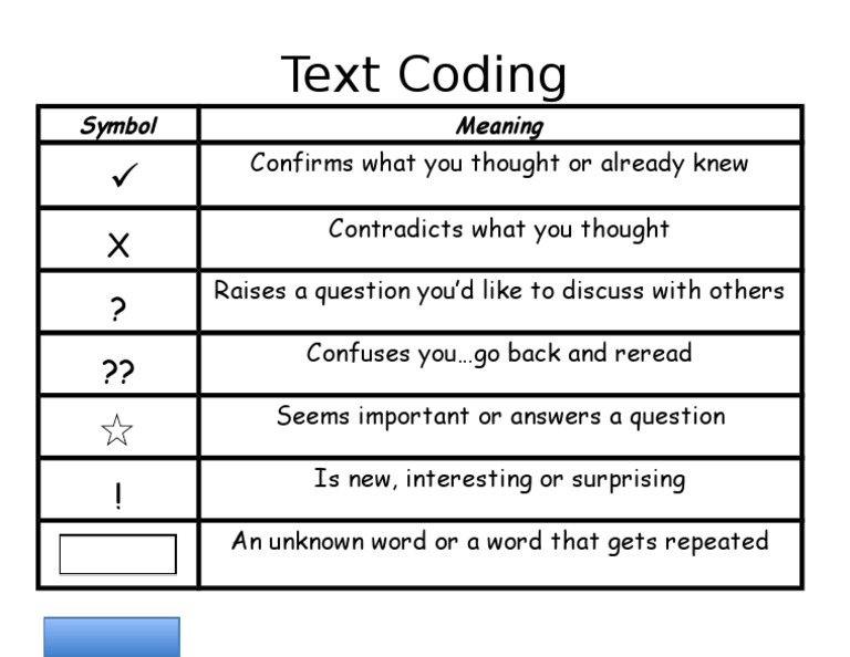 Text Coding Pdf 