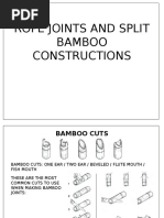 Bamboo Lashing Techniques | PDF | Bamboo | Knot