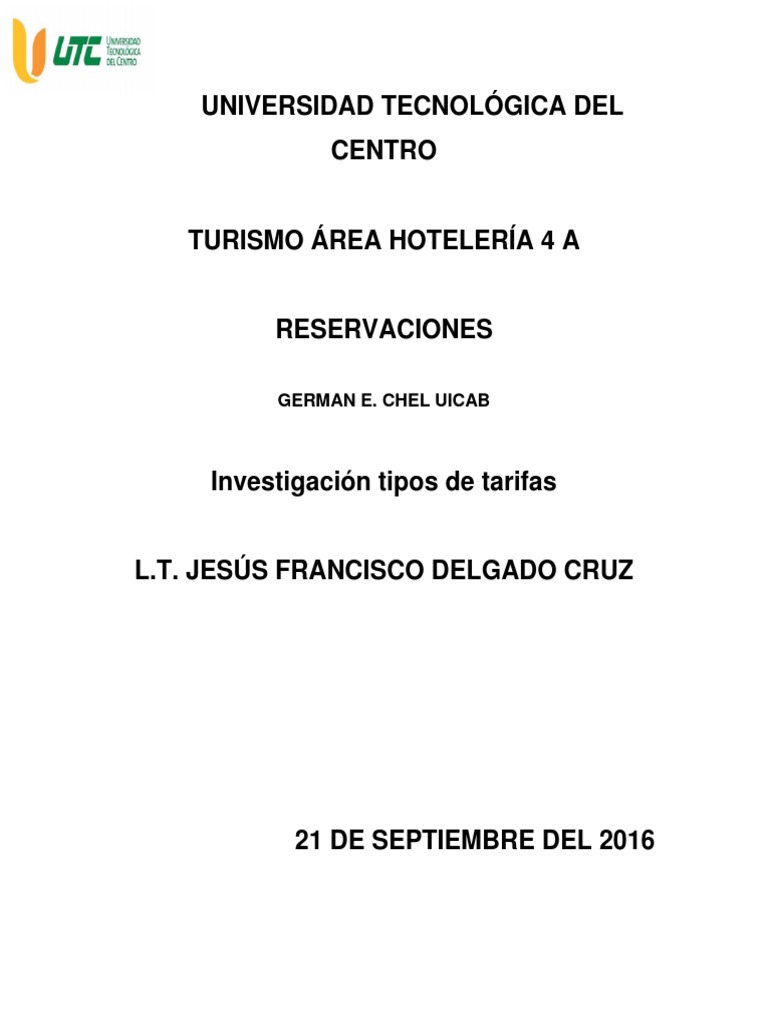 Precio Comisionable en Tarifas Hotelera | PDF | Hotel | Economias