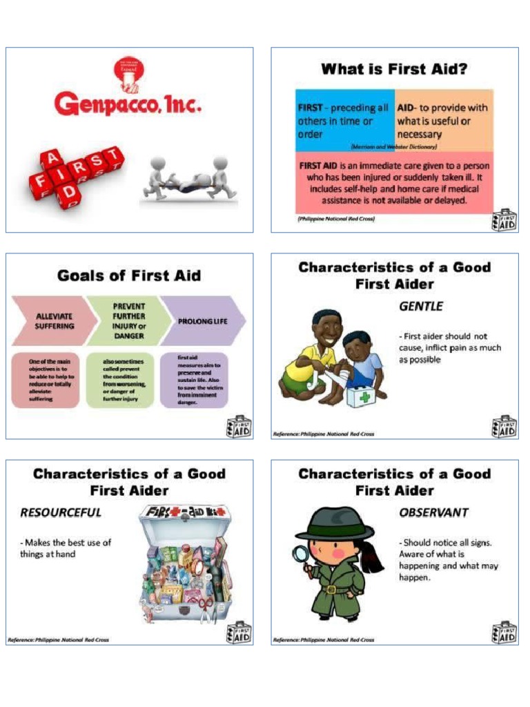 First Aid Handouts - Refresher | PDF