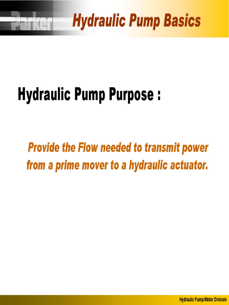 Industrial Training Template Basics | Download Free PDF | Pump | Horsepower