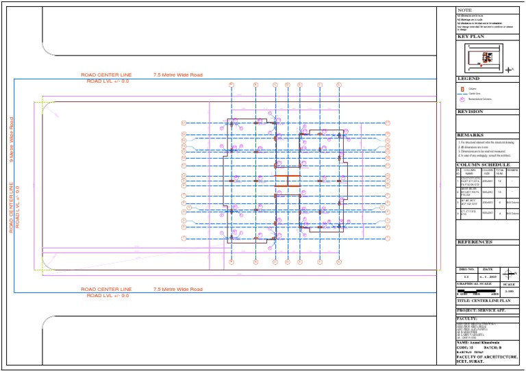 1.center Line Plan | PDF