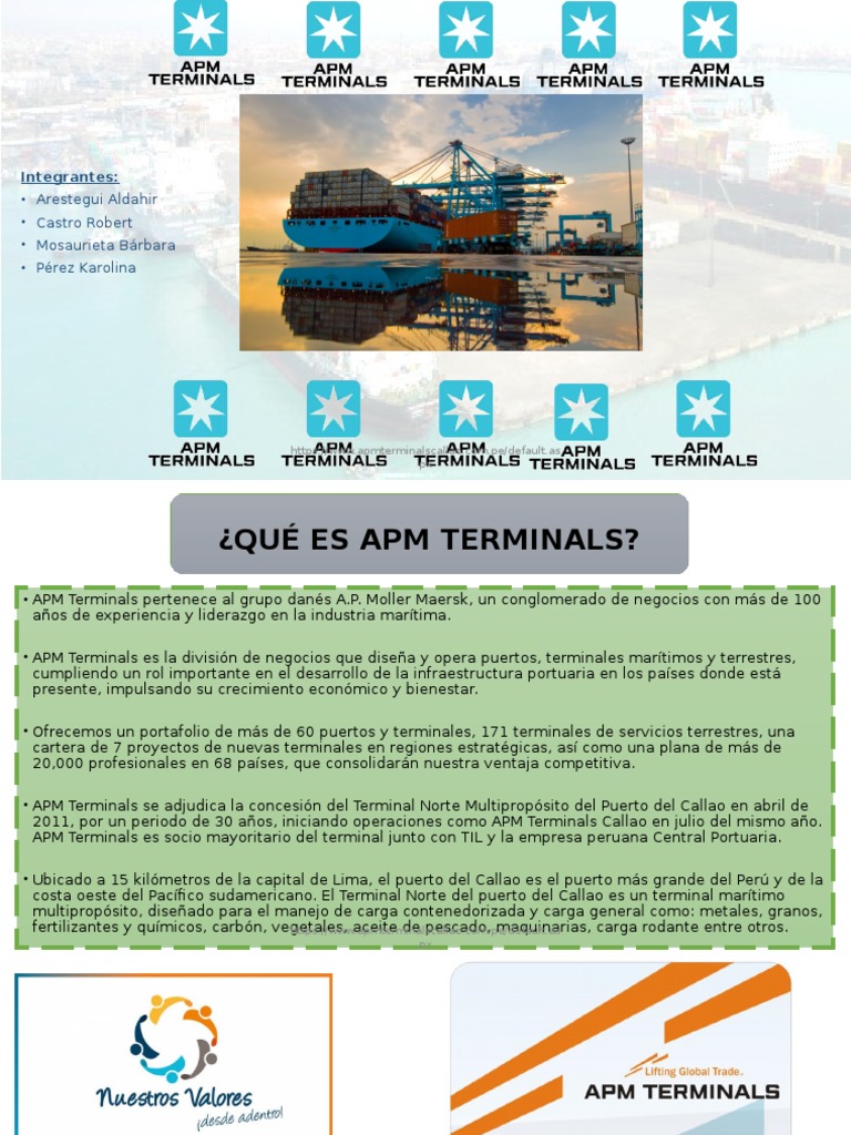 APM Terminals | PDF | Calidad (comercial) | Envío