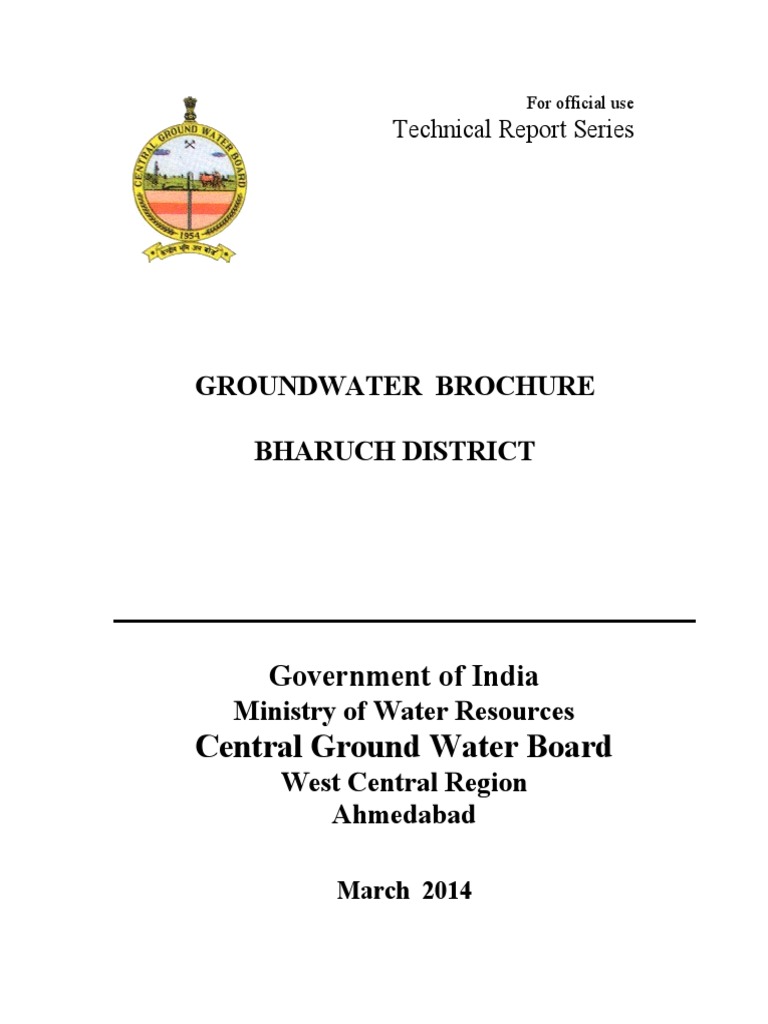 Bharuch District Groundwater Overview | PDF