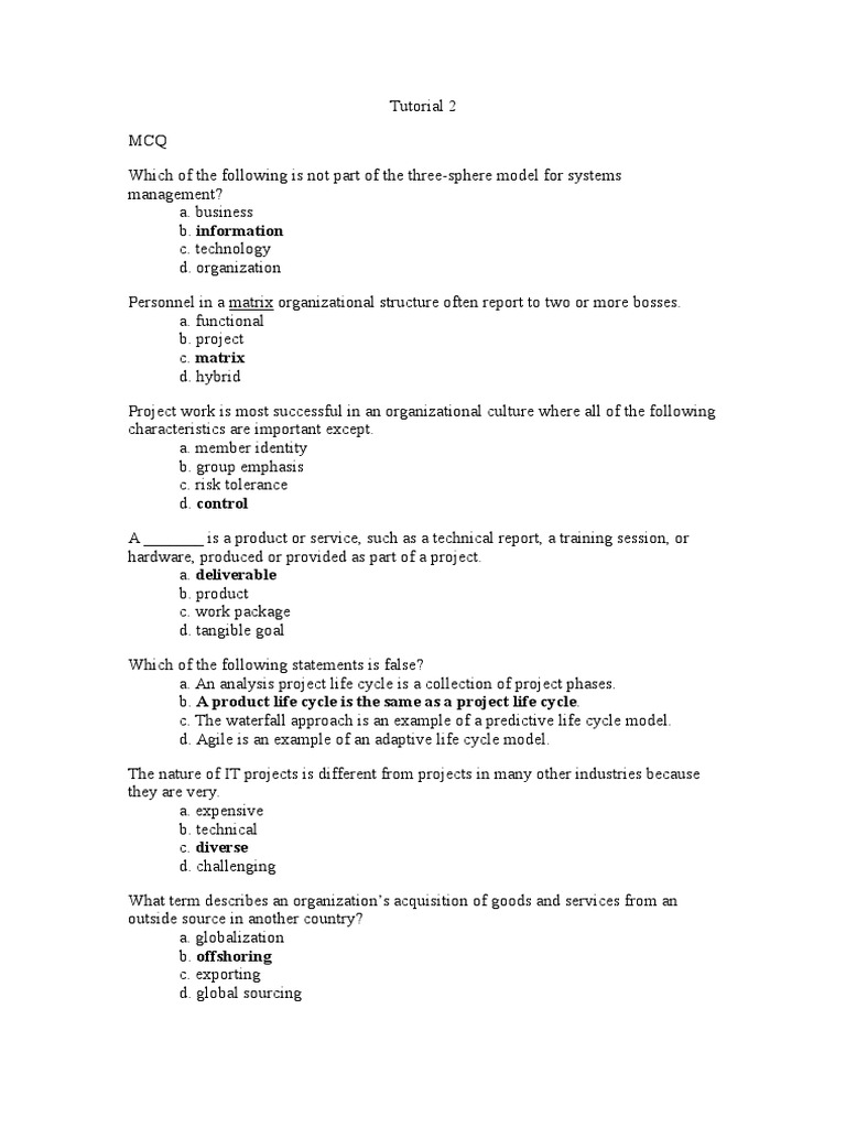 TUT02 | PDF | Project Management | Computing