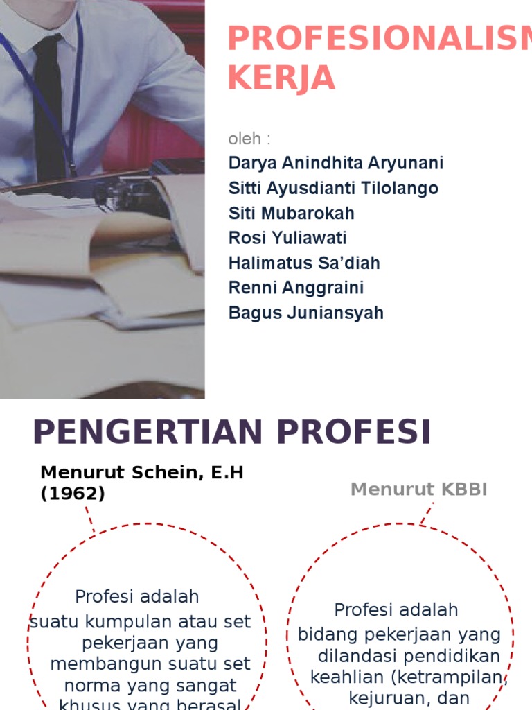 Profesionalisme Kerja PPT For 8 Maret | PDF | Bisnis | Seni