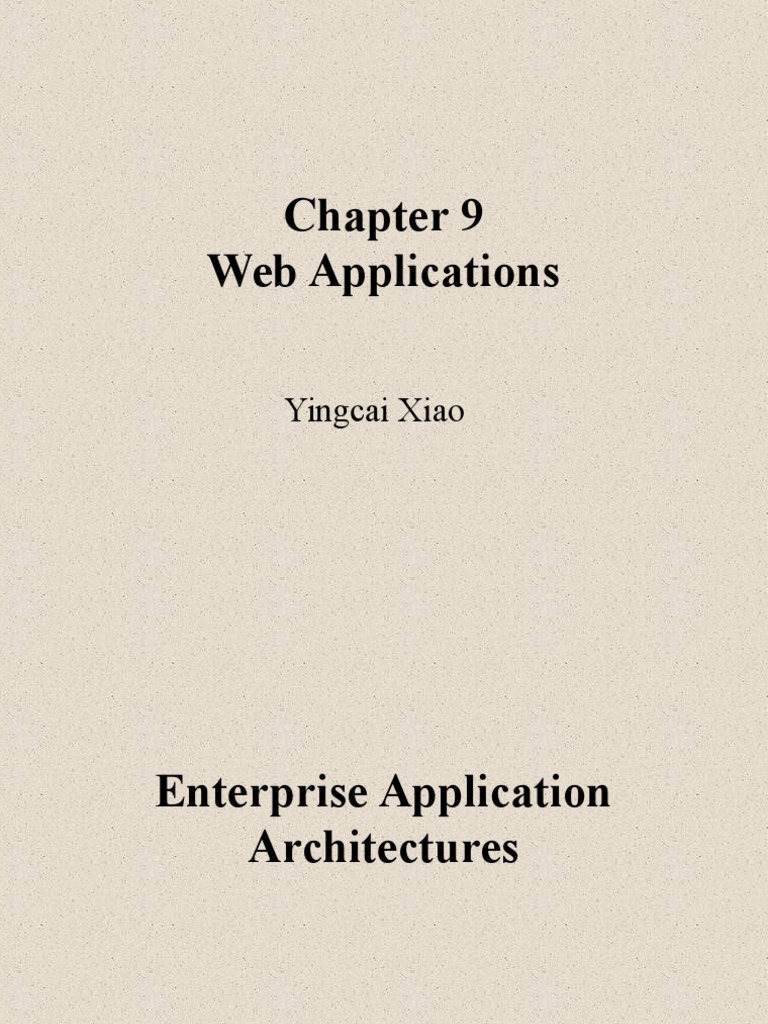 WebApp2 Architecture | PDF | Application Server | Web Server
