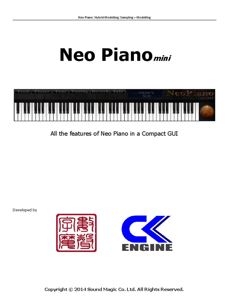 NeoPiano Mini Manual | PDF | Piano | Equalization (Audio)