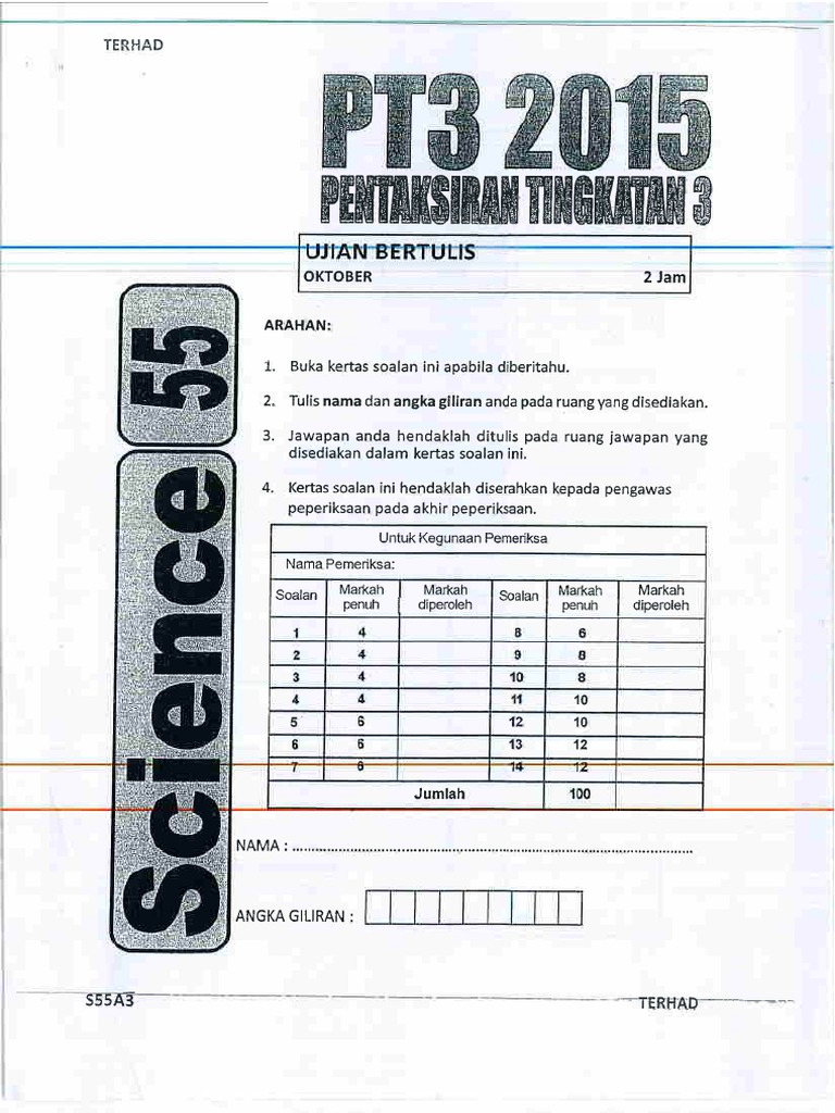 Science PT3 Pahang | PDF