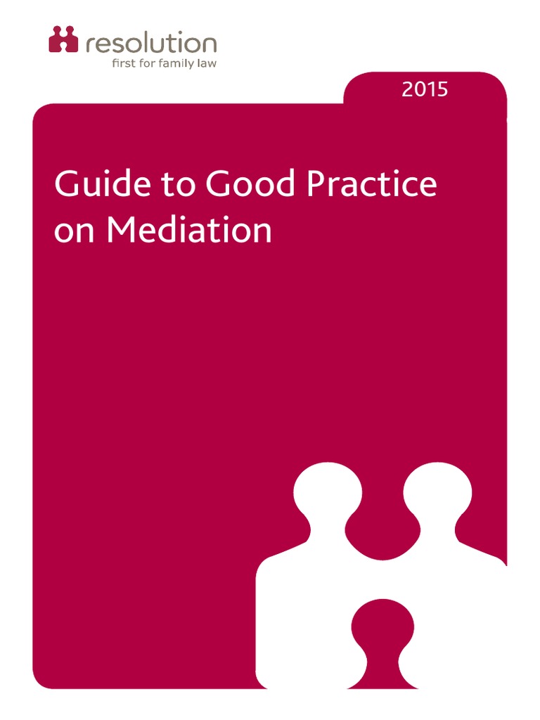 Good Practice Guide Mediation | PDF | Mediation | Confidentiality