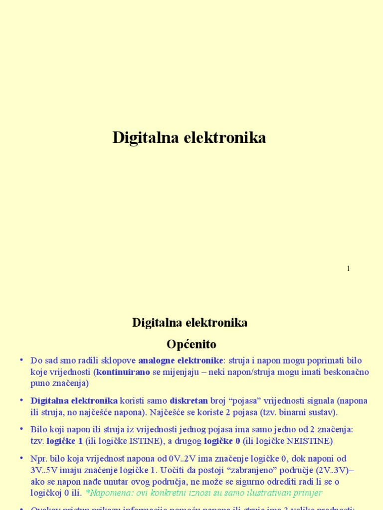 10 - Logicki Sklopovi | PDF