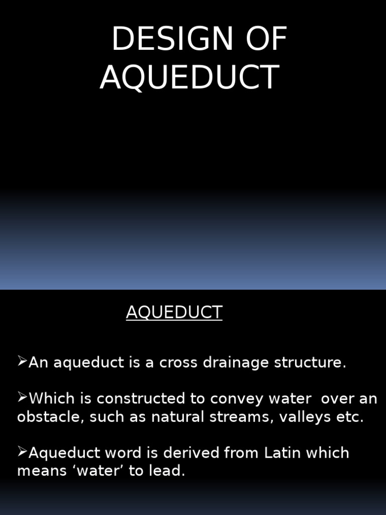 Aqueduct | PDF | Drainage Basin | Canal