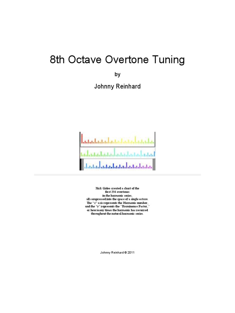 8th Octave Overtone Tuning PDF | PDF | Pitch (Music) | Harmony