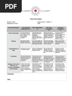 Short Story Grading Rubric | PDF | Rubric (Academic)