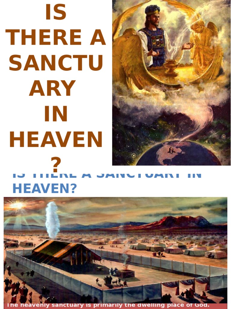 Is there a sanctuary in heaven.pptx | Sin | Tabernacle