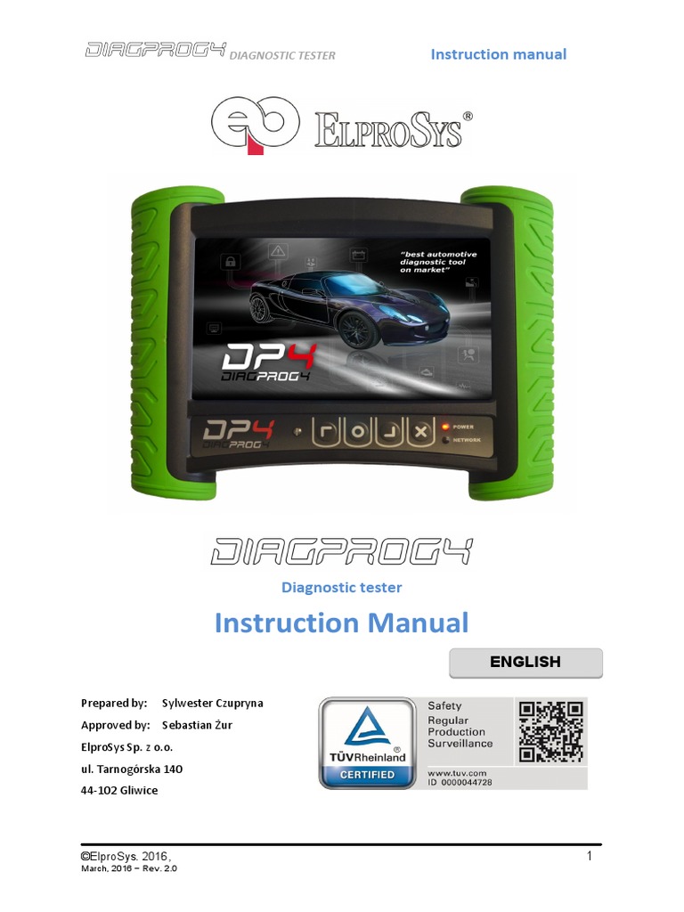 DiagProg4 User Manual | PDF | Wi Fi | Wireless Access Point