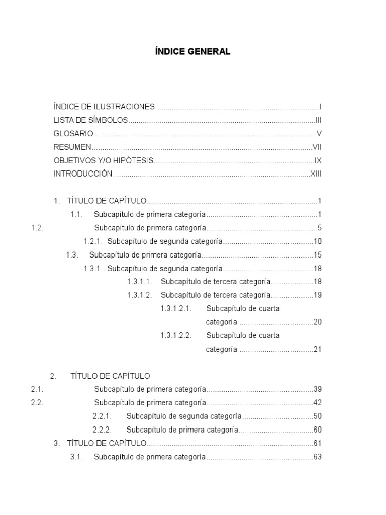 Ejemplo de Indices | PDF