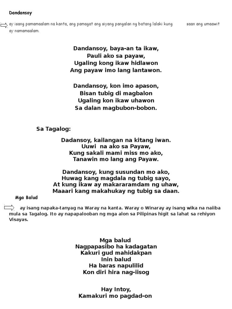 Awiting Bayan | PDF