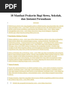 Motto dan Persembahan Laporan PKL | PDF | Karier & Perkembangan