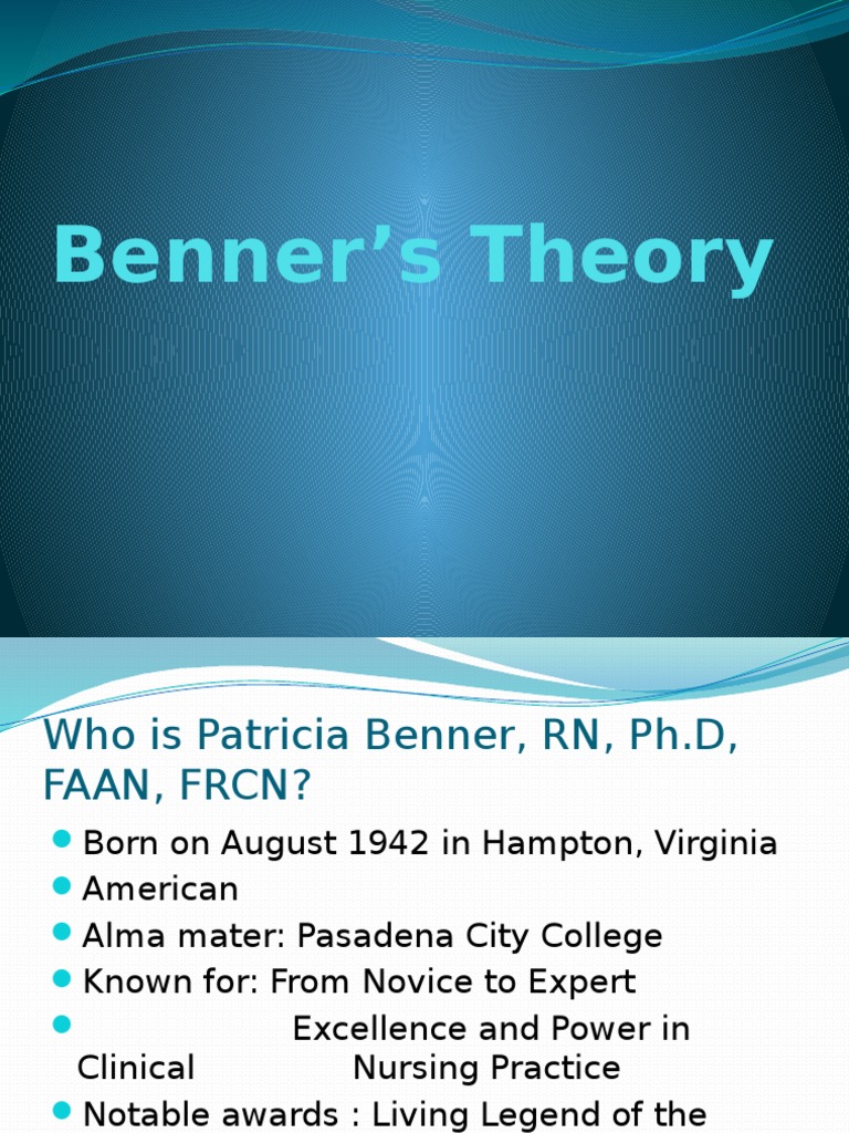 Benner's Novice to Expert Nursing Model | PDF | Science & Mathematics