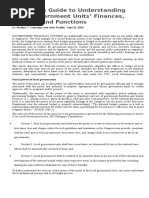 Local Executives: Roles and Powers | PDF | Policy | Social Institutions