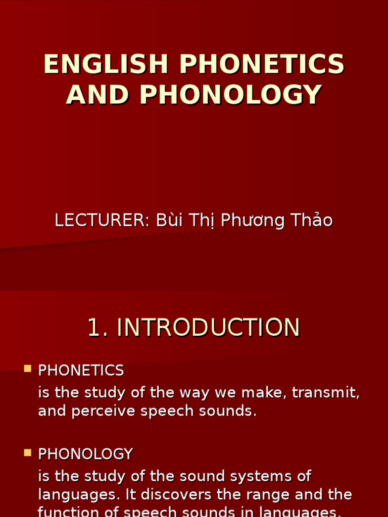 Introduction to English Phonetics & Phonology | PDF | Vowel | English ...
