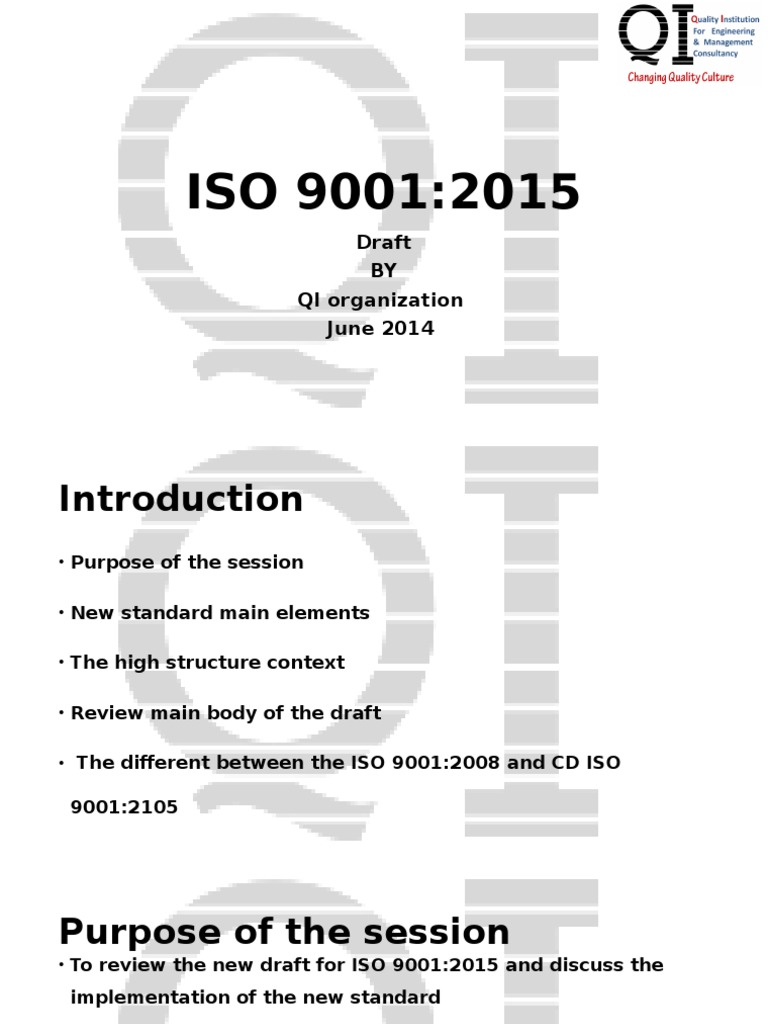 Iso 9001 - 2015 | PDF | Iso 9000 | Quality Management System