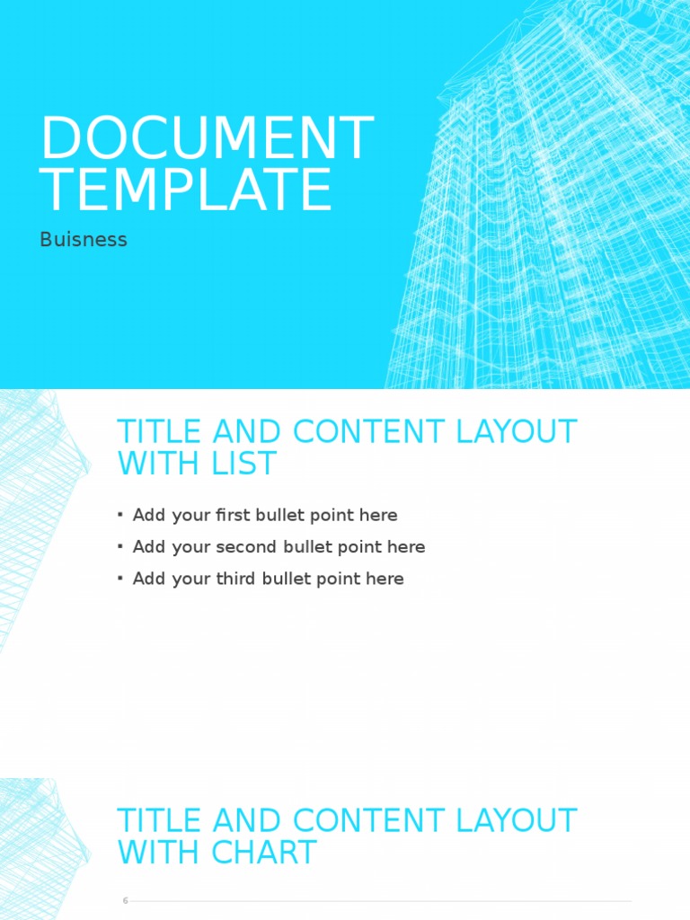 Business Document Layout Templates | PDF