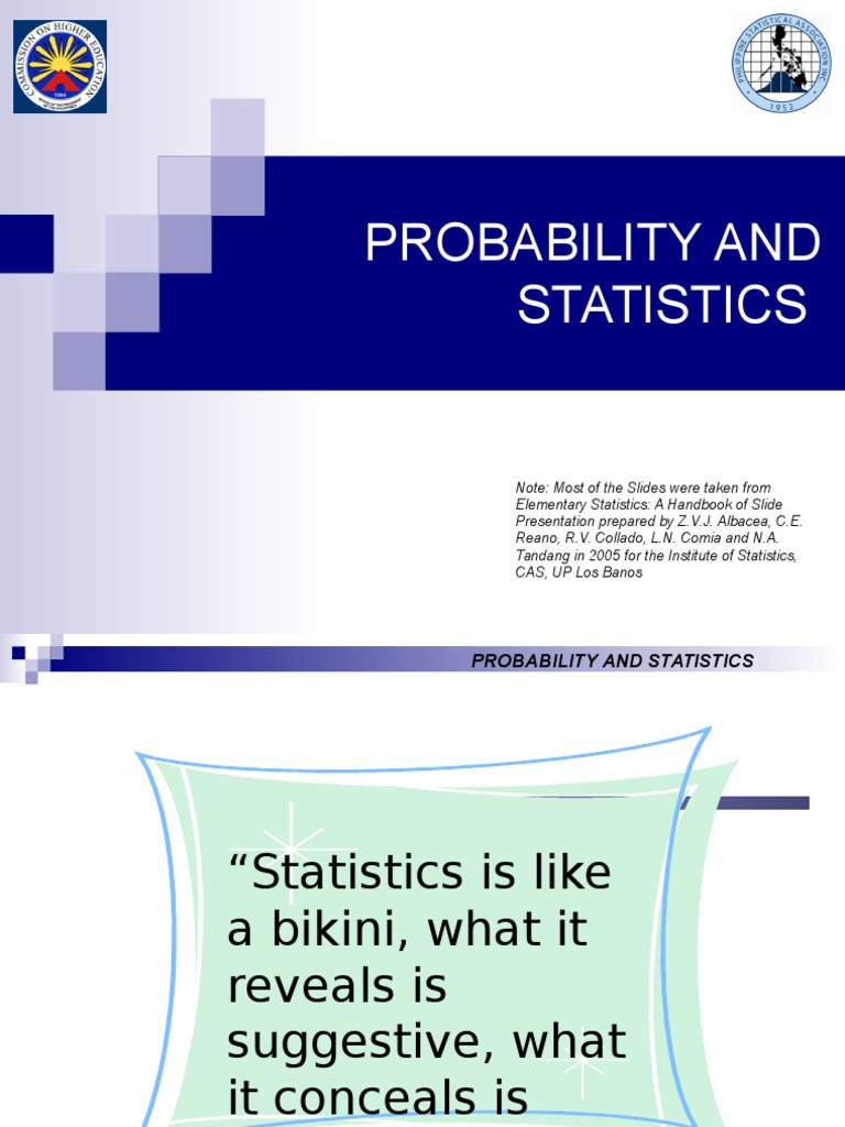 Intro To Probability and Statistics | PDF | Standard Deviation | Mean