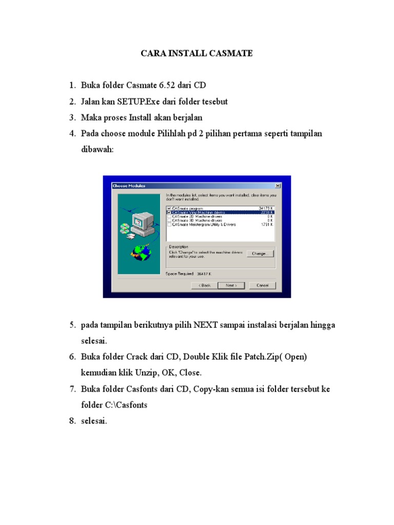 Cara Install Casmate | PDF