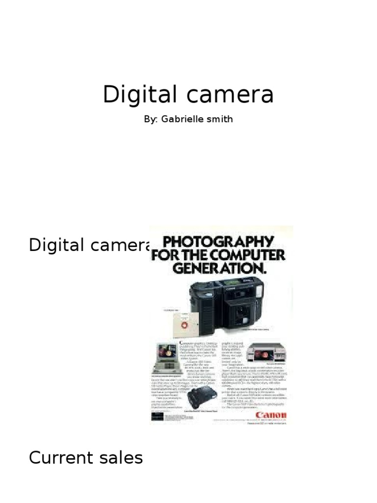 Digital Camera | PDF