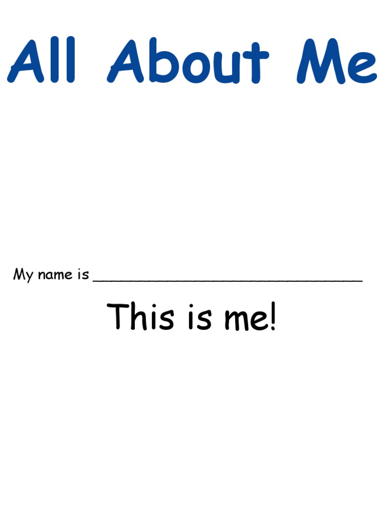 All About Me 2016 | PDF
