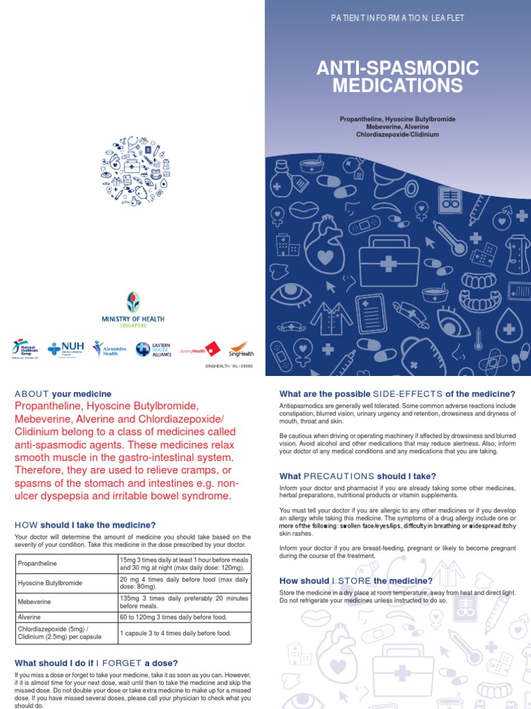 Anti Spasmodic Medications | PDF | Pharmaceutical Drug | Medicine