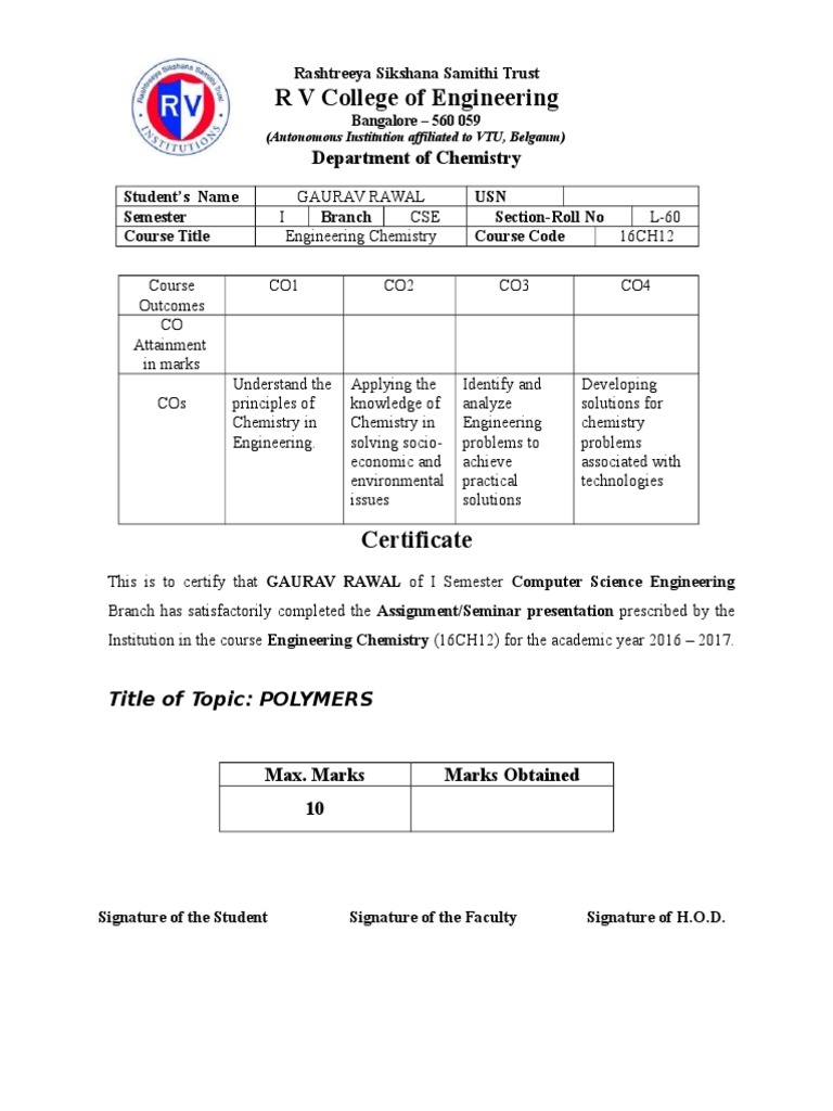 Front Page Assignment | PDF