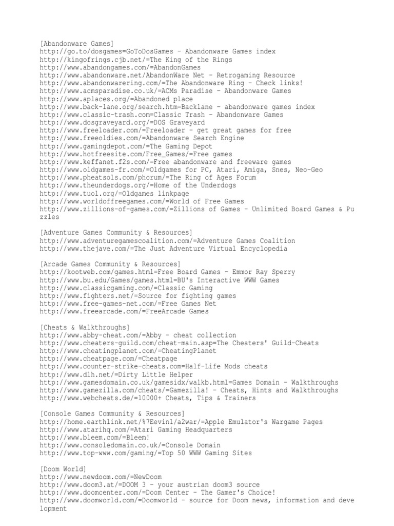 Games | PDF