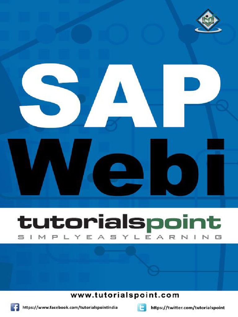 Sap Webi Tutorial | PDF | Sql | Information Retrieval