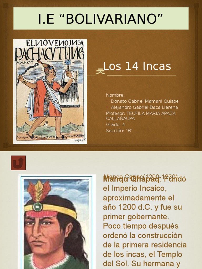 14 Incas | PDF | Imperio Inca