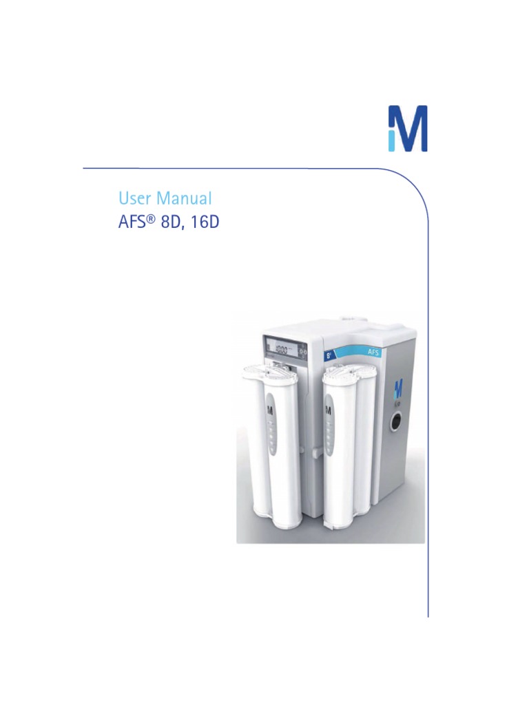 EMD Millipore FTPF12590 - AFS-8D-16D - Manual - V1-0 - 05-2012 - EN ...