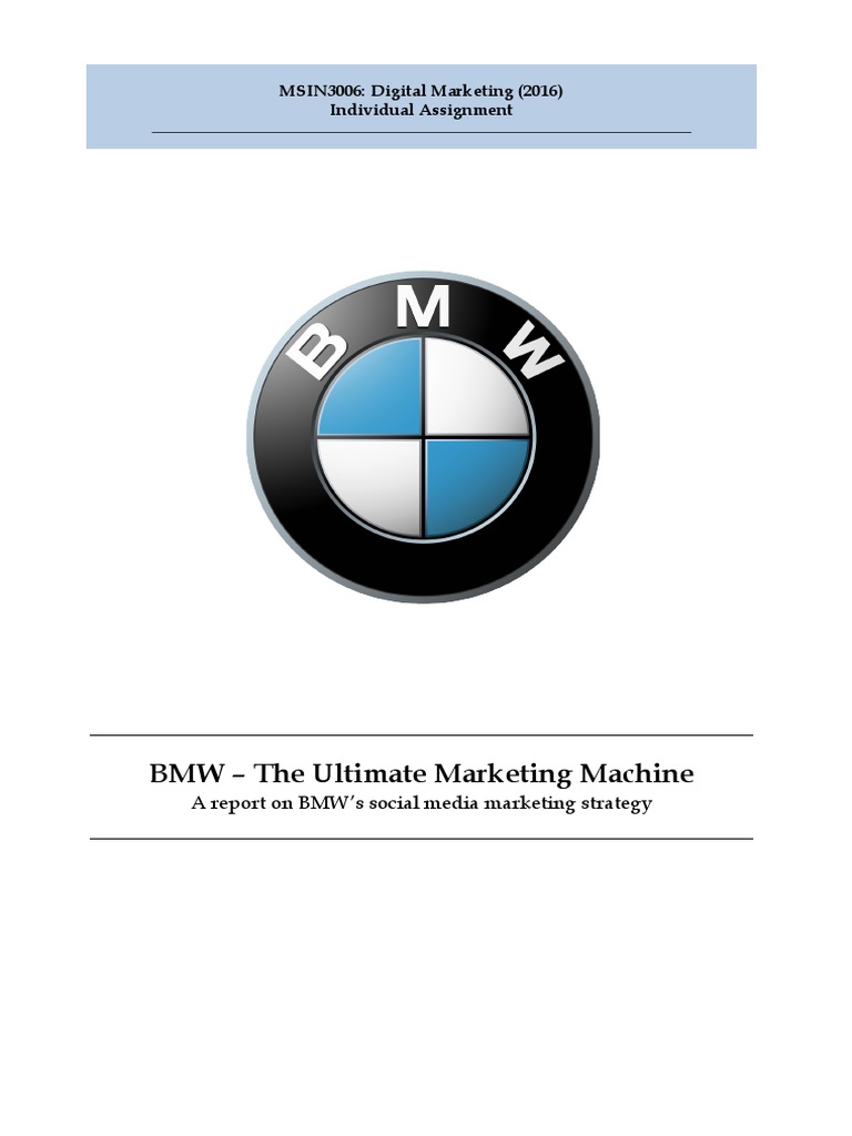 BMW's Social Media Marketing Mastery: An Analysis of Strategy ...
