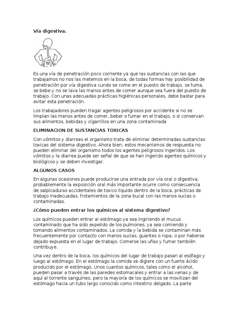 Vía Digestiva | PDF | Digestión | Diarrea