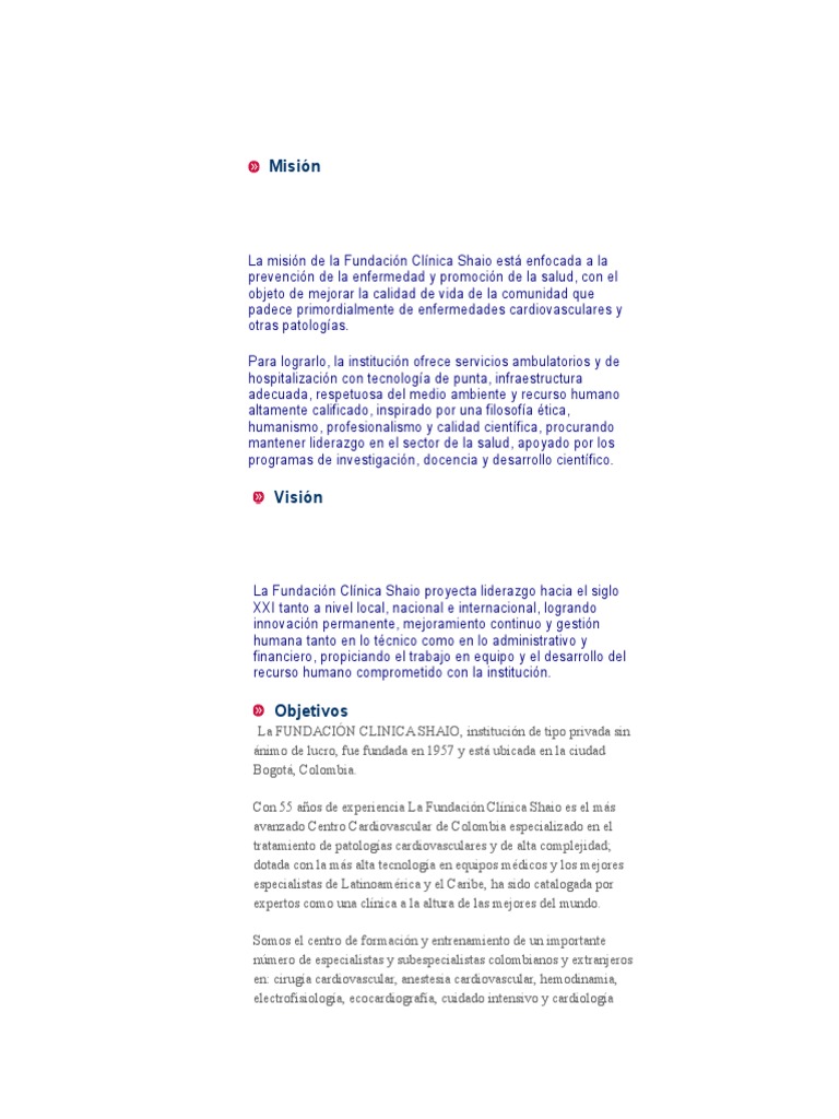 Informe de La Visita Guiada a Shaio Informe de La Visita Guiada a Shaio