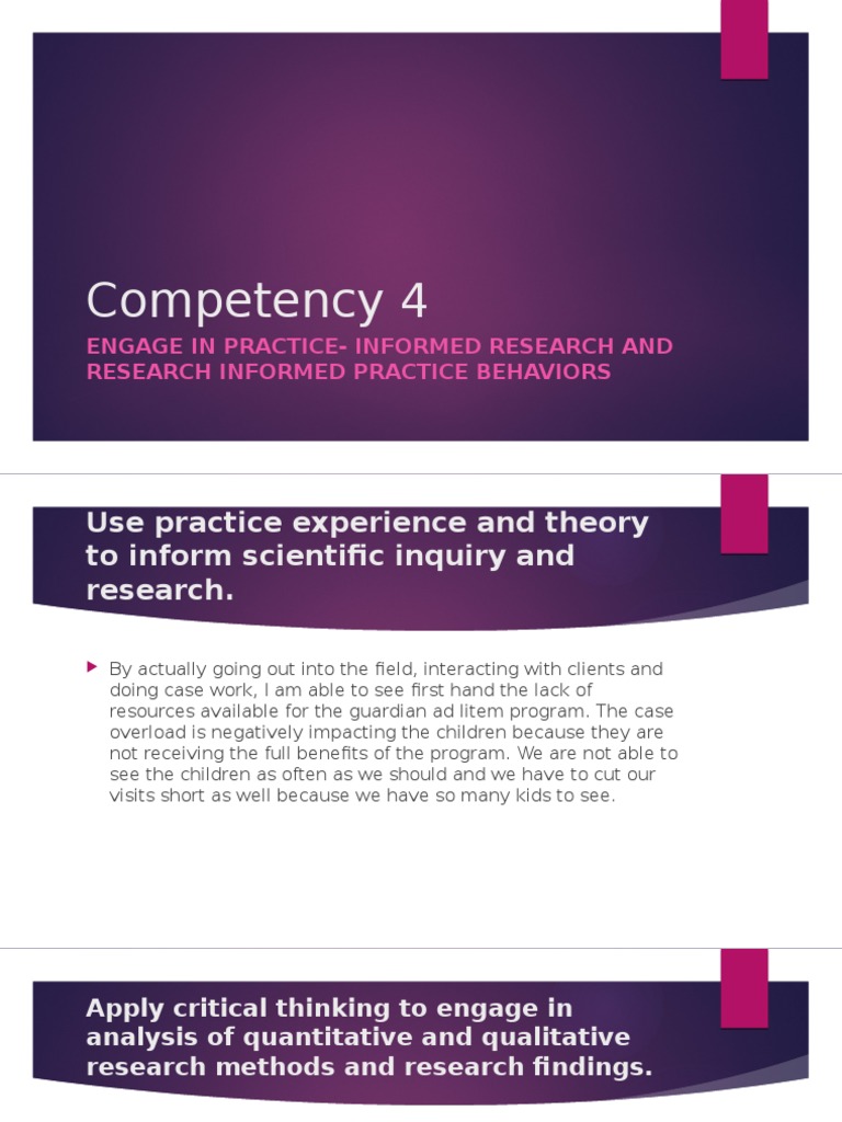 Competency 4 | PDF | Business